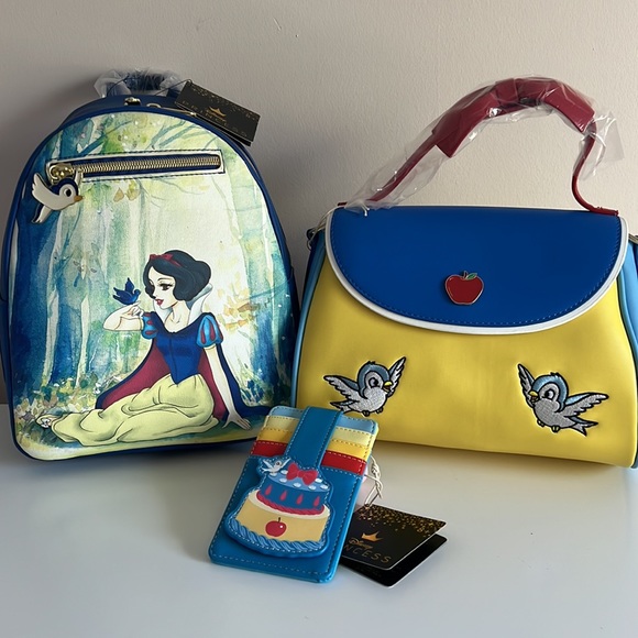 Loungefly | Bags | Loungefly Bundle Disney Snow White Backpack ...